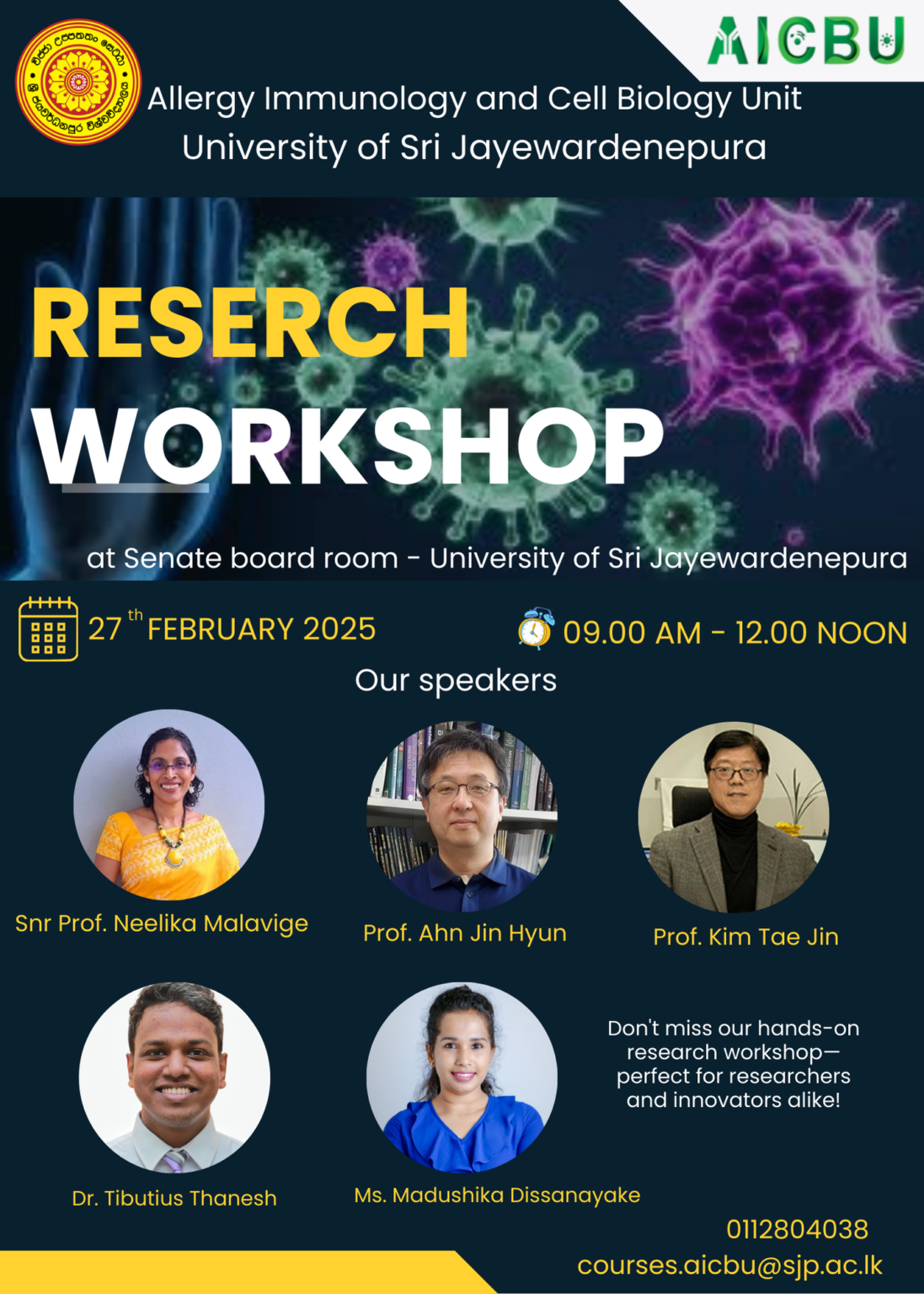 Research Workshop – AICBU